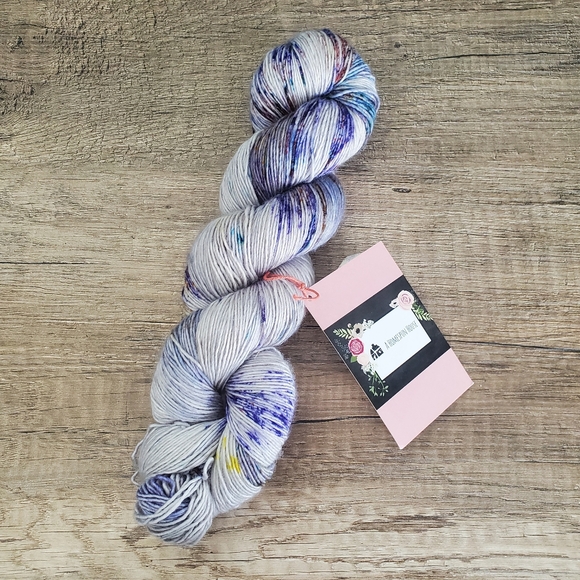 hand dyed yarn | Art | Skein Of A Homespun House Fingering Weight Yarn ...